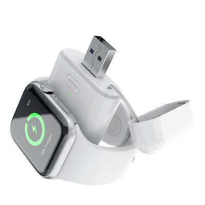 China 5V 400mAh Apple Watch Wireless Charger Pad / Apple Watch Portable Usb Charger 39.5g for sale