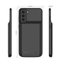 China Soft TPU 6000mAh 5V Samsung Galaxy S21 Plus Battery Case / Battery Backup Phone Case for sale