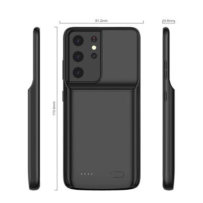 China Protective Rechargeable 4700mAh 5V1.8A Portable Battery Case For Galaxy S21 Ultra for sale