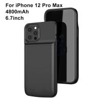 China Iphone 12 Pro Max Battery Case 4800mAh Capacity Power Bank Slim for sale