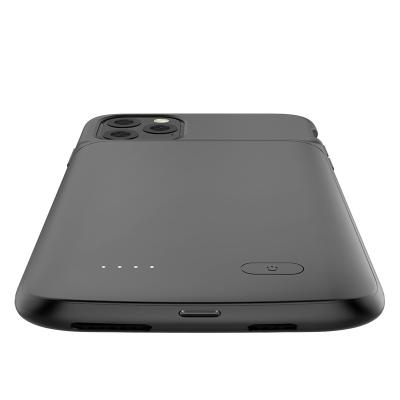 China Iphone 11 Pro Max Power Charge Case Built In 5000mAh Battery Full Cover Protection Charging Case for sale