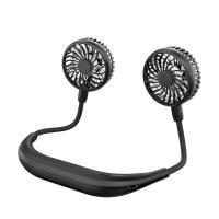 China Lazy Hanging Dual Cooling 308g 5volt Portable USB Fan For Jogging Shopping for sale