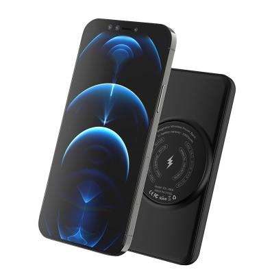China Large Capacity 10000mAh ABS PC Magnetic Wireless Power Bank Charger 15Watt for sale