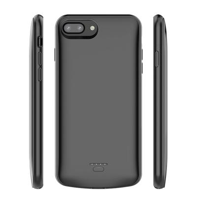 China 5500mAh Iphone 8 Plus Power Bank Case / 5V/1.5A Apple Portable Charger Case for sale
