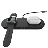 China QC2.0 / QC3.0 Dual USB C Universal Wireless Fast Charging Pad for sale