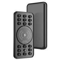 China 3 devices Compatible 10000mah Wireless Power Bank for sale