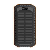 China 2W Dual LED Lights Solar Power Bank Phone Charger For Iphone Samsung Huawei for sale