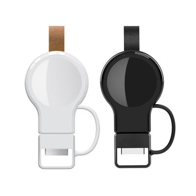 China Handy 2.5W Apple Watch Series 5 Wireless Charger / Iwatch Portable Magnetic Charger for sale
