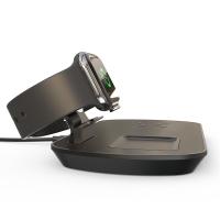 China Short Circuit Protection PC ABS 3 In 1 Qi Wireless Charger for sale