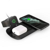 China iPhone Apple Watch Airpods Compatible Qi Wireless Charging Station for sale