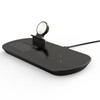 China Integrated 3 In 1 Fast Wireless Charger Stand With Detachable Design for sale