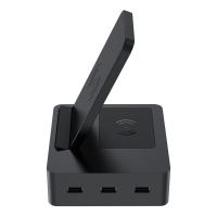 China 15W Max Wireless And Usb Charging Station All Qi Enabled Multi Phone Wireless Charger for sale