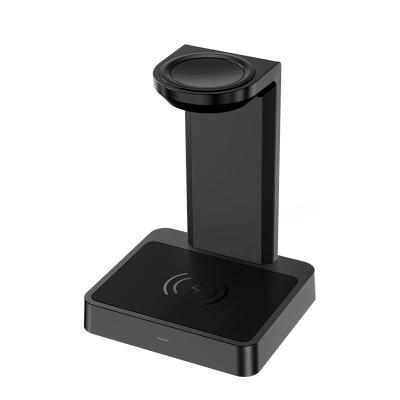 China Overvoltage Protection 2 In 1 Wireless Charging Station DC5V/2A For Apple Watch and airpods for sale