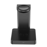 China Overvoltage Protection 2 In 1 Wireless Charging Station DC5V/2A For Apple Watch and airpods for sale