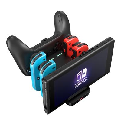 China Upgraded ABS 6-In-1 Nintendo Switch Charging Dock Joy Con Charging 98g for sale