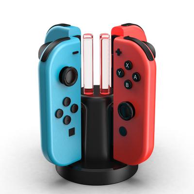 China Nintendo Switch 4 JoyCon Charging Dock With LED Indicator for sale