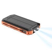 China IP66 Waterproof 5V2A Solar Wireless Phone Charger / Qi Solar Power Bank for sale