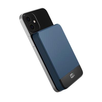 China 5000mAh Portable PD Fast Charging Magnetic Wireless Power Bank For iPhone 13 Series for sale