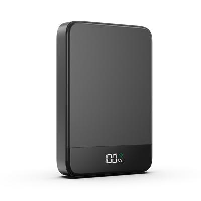 China Slim Small Safe 5V/2A 9V/2A Magnetic Wireless Power Bank Black Blue for sale