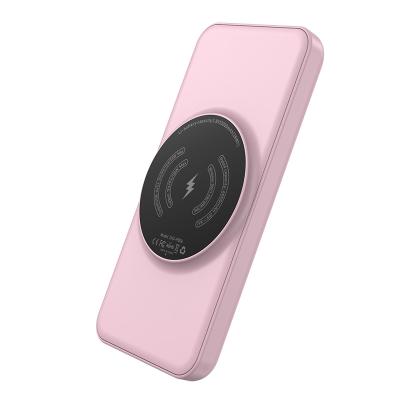 China 4 Colors 3.8V 10000mAh Magnetic Wireless Power Bank Support Magsafe for sale