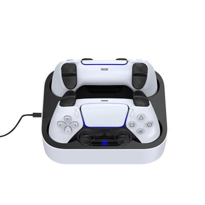 China USB C PS5 Dualsense Controller Charging Station With LED Indicator for sale