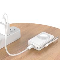 China Keychain Design 4000mAh Magnetic Apple Watch Wireless Power Bank for sale