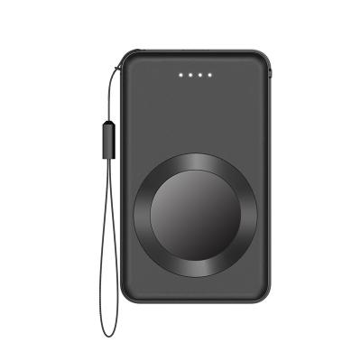 China Keychain Design 4000mAh Magnetic Apple Watch Wireless Power Bank for sale