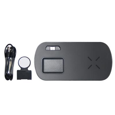 China Qi Certified Humane 3 In 1 Fast Wireless Charger Stand 5W 7.5W 10W for sale