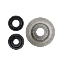 China TKII6205-102 102mm Conveyor Idler Stamped Metal Pipe End Caps for sale