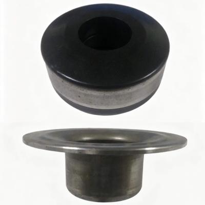 China TK6308-133 Carbon Steel Bearing Housing with Pickled Steel End Cap for 133mm Conveyor Roller Accessories for sale