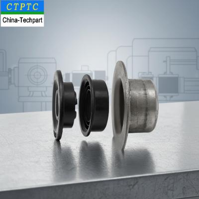 China Dustproof Anti Moisture Roller Bearing Housing Bearing Holder TKII Model High Precision Conveyor Roller End Caps for sale