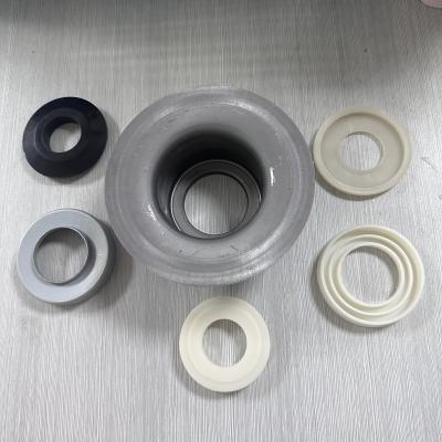 China Sealed Conveyor Idler Roller Bearing Housing TK6307-152-5 with Wearproof NBR Rubber Plastic Seal for sale