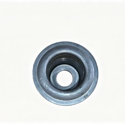 China DTII6205-108 SPCC Stamped Bearing Housing 46mm Depth 7 Processing Steps Conveyor Roller Bearing Base for Mining Transport for sale