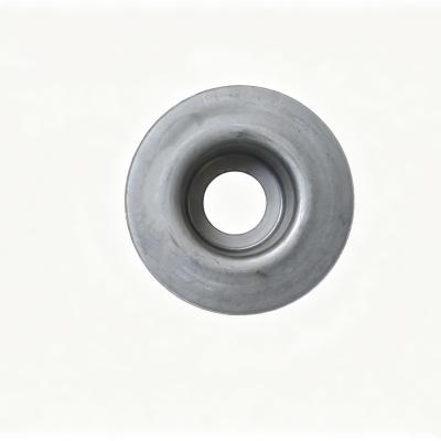 China DTII6305-89 SPCC Steel Bearing Housing Depth 49mm 7 Process Stamped Roller Bearing Base for Mining Conveyor Roller for sale