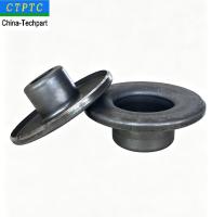 China Flanged TK Stamped Bearing Housing  Large Flange Conveyor Roller End Cap For Belt Conveyor Idler Parts for sale