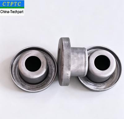 China TK6204-89 Rolled Edge Design Bearing Housing Carbon Steel Material for 6204 Bearing Type Conveyor Roller for sale