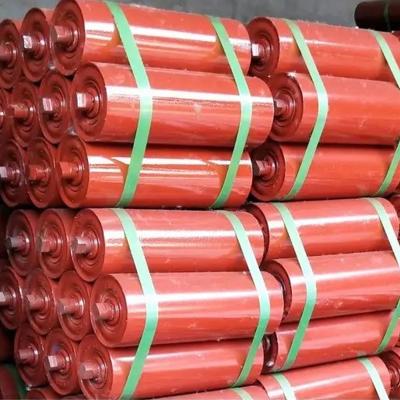 China Durable Industrial Conveyor Idler Roller with Customized Surface Coating Options and Sealed Bearings for sale