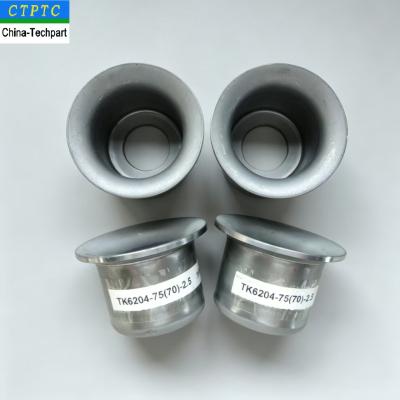 China Conveyor Idler Roller TK6204-75(70)-2.0 Bearing Housing with Labyrinth Seal SPHC Carbon Steel for sale