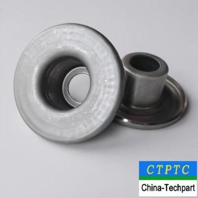 China TK6306-133(127) Turnup Bearing Housing For Conveyor Idler, 127mm OD, 72mm Bore, 30mm Bearing, Wear Resistant, Custom Flange Per Drawing for sale