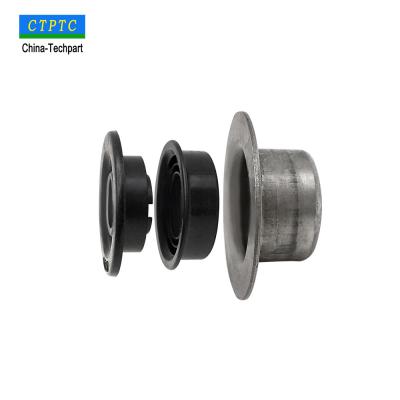 China TKII6205-152 Pressed Steel Bearing Housing Roller Conveyor Component 152mm for sale