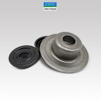 China TKII Conveyor 140mm Metal Pipe End Cap TKII6305-140 SPHC SPCC for sale