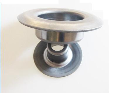 China TK6205-127-2.5 Conveyor Roller Idler Stamped Bearing Housing End Cap Labyrinth Sealing for sale