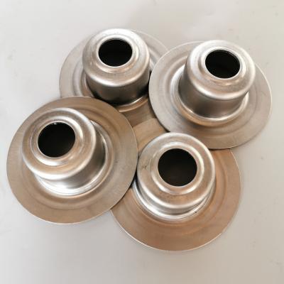 China SPCC Stamped Part Bearing End Cap Labyrinth Seals TK306-127 Heavy Duty Conveyor Roller Idler for sale