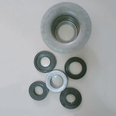 China Plastic Cover Seals Mining End Cap Roller Plastic Cover Conveyor Accessory for sale