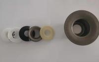 China Mining Belt Conveyor Idler End Caps SPHC Bearing Housing Labyrinth Seal for sale