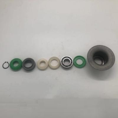China Idler Conveyor Roller Steel Stamped Roller Bearing Block Flange for sale
