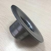 China Steel Pipe Idler Roller Ball Bearing Housing Metal End Cover for sale