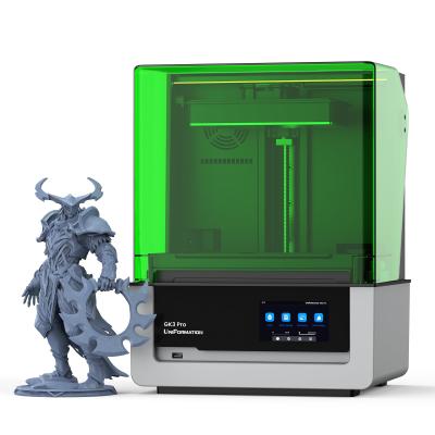 China UniFormation GK3 PRO  LCD Printer 0.3'' LCD Photocuring Resin 3d Model Making Printer with Build-in Heating System & Odor Filter for sale