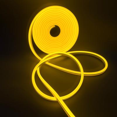 China Typically 8mm Width Flexible LED Neon 8×16mm Pure Silicone LED Neon Strip (12V, 1cm Cuttable) Energy And Long Lasting Lighting Solutions for sale