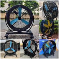 China Mobile Industrial Cooling Fan 1.5m/2m Diameter with IP55 Protection and 38,000 m³/hour Airflow for sale